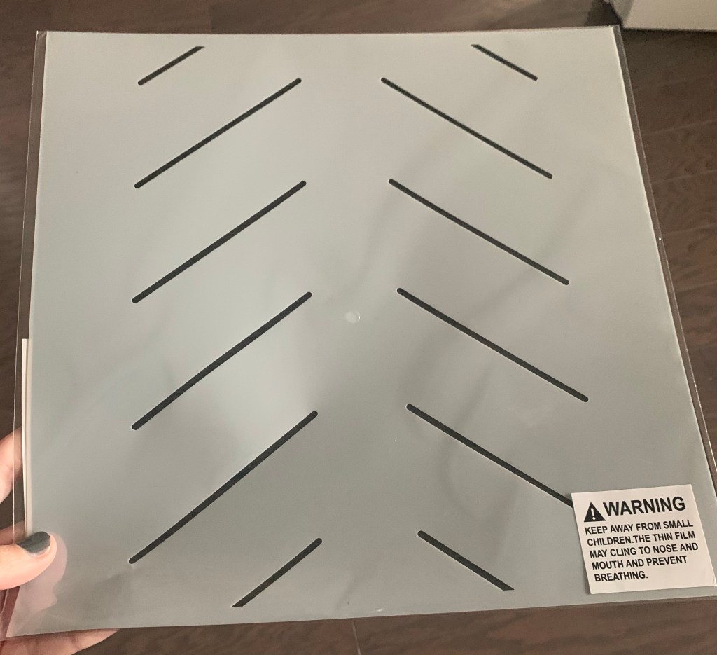 DIY Sharpie Herringbone Pattern