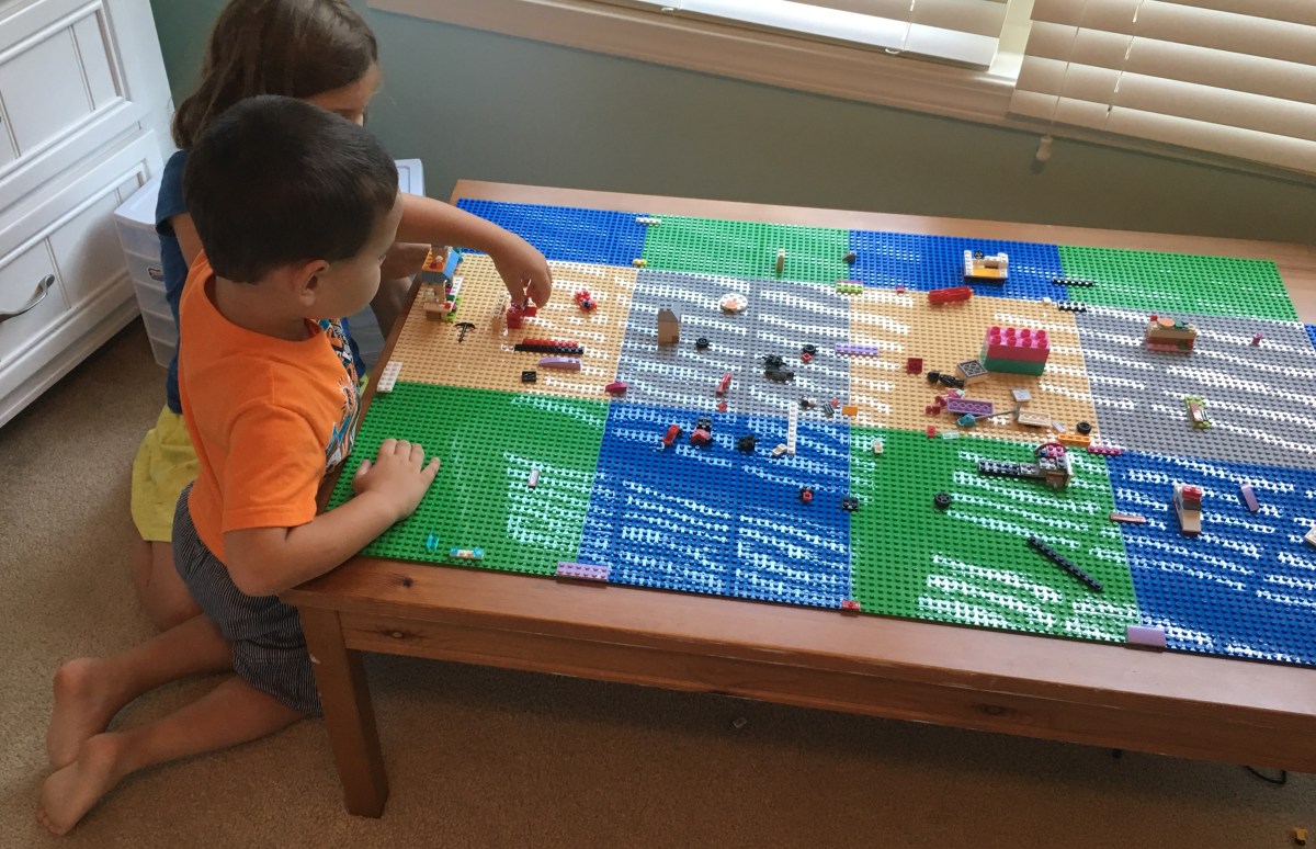 DIY Lego Table: Repurposing an Old Table