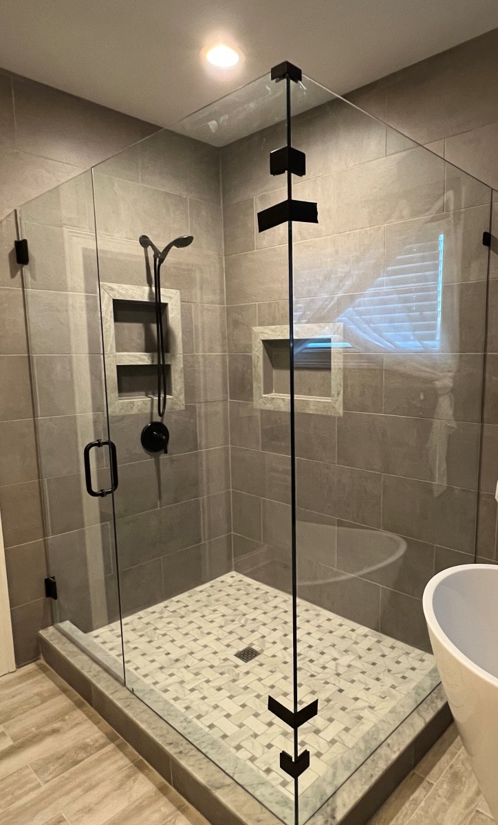 Master Bath Shower Remodel-Before and After