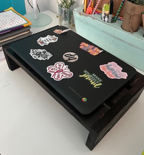 DIY Laptop Stand for Desk (Scrap Wood Project) - it's hammer time: a ...