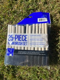 Painting a Message on a School Rock