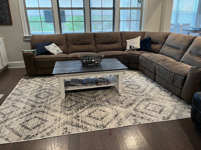 How a New Rug Brightened Our Family Room - it's hammer time: a beginner ...