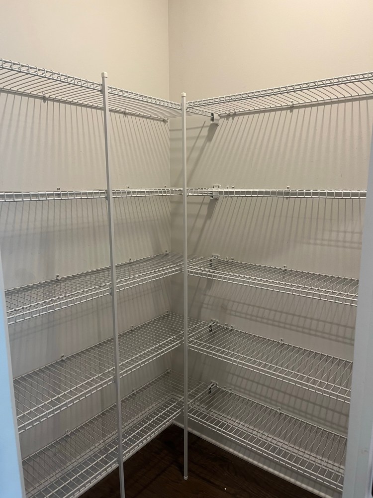 Replacing my Pantry’s Wire Shelves with Wooden Shelves