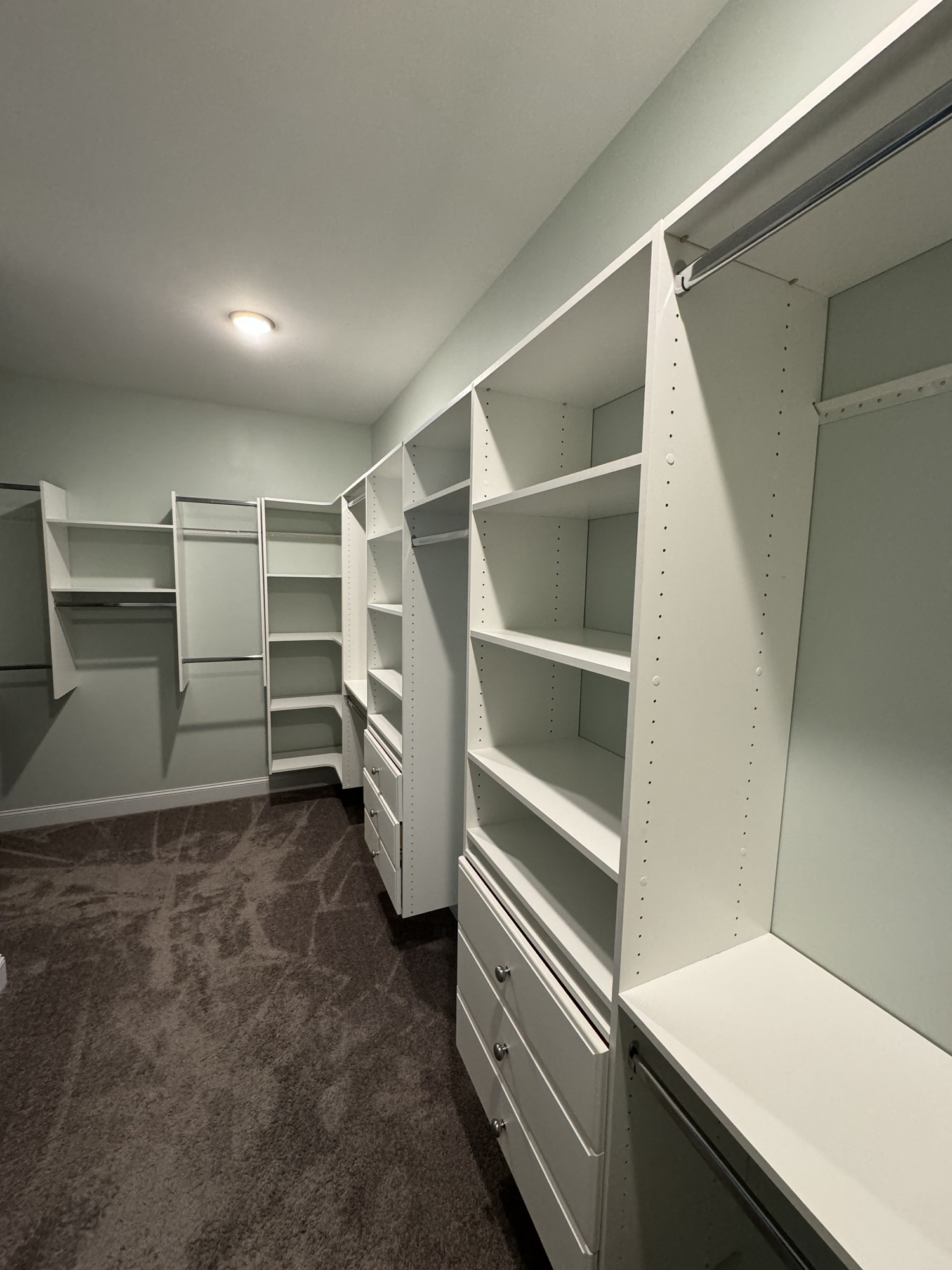 DIY: Replacing Wire Closet Shelves with Closet Evolution Shelves - it's ...