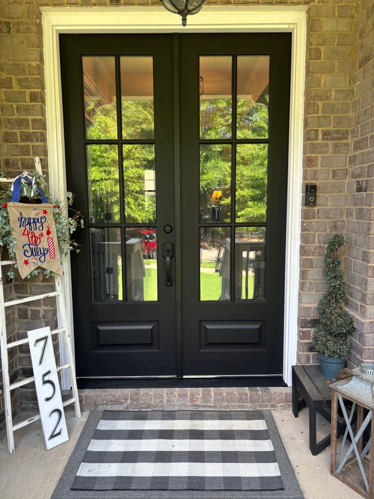 Replacing Builder Grade Front Door with Double Doors - it's hammer time ...